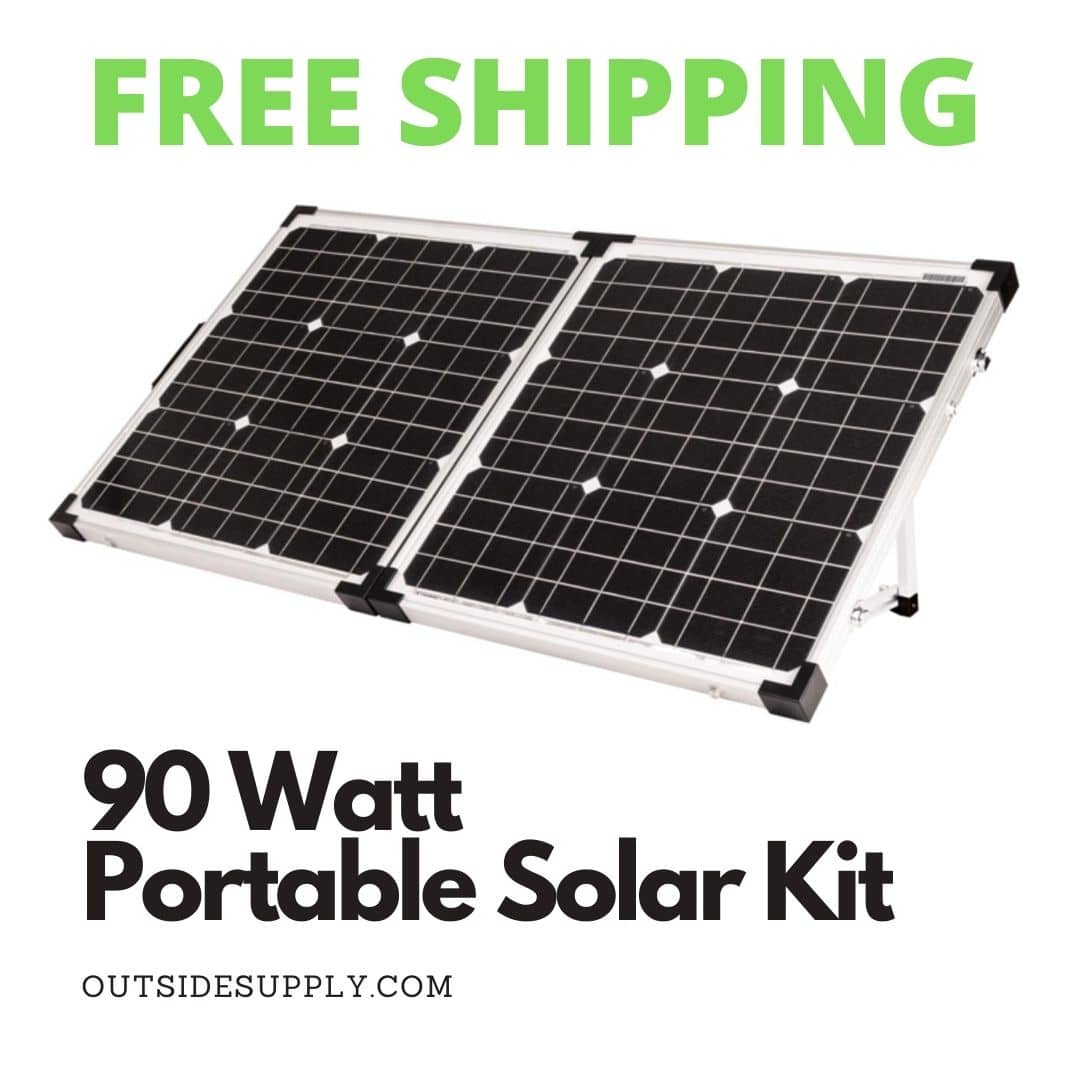 90 Watt Portable Solar Kit